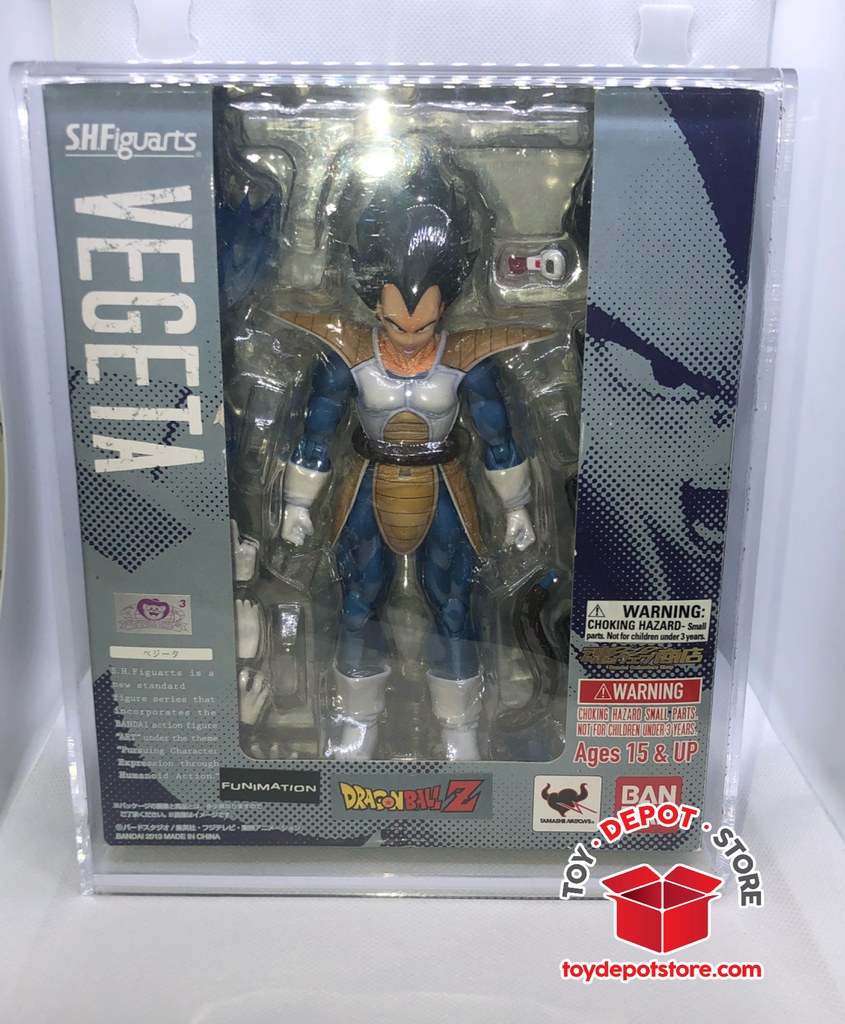 T5 ACRYLIC CASE for Dragon Ball Z, Vegeta Scouter v1 Saiyan Bandai S.H ...